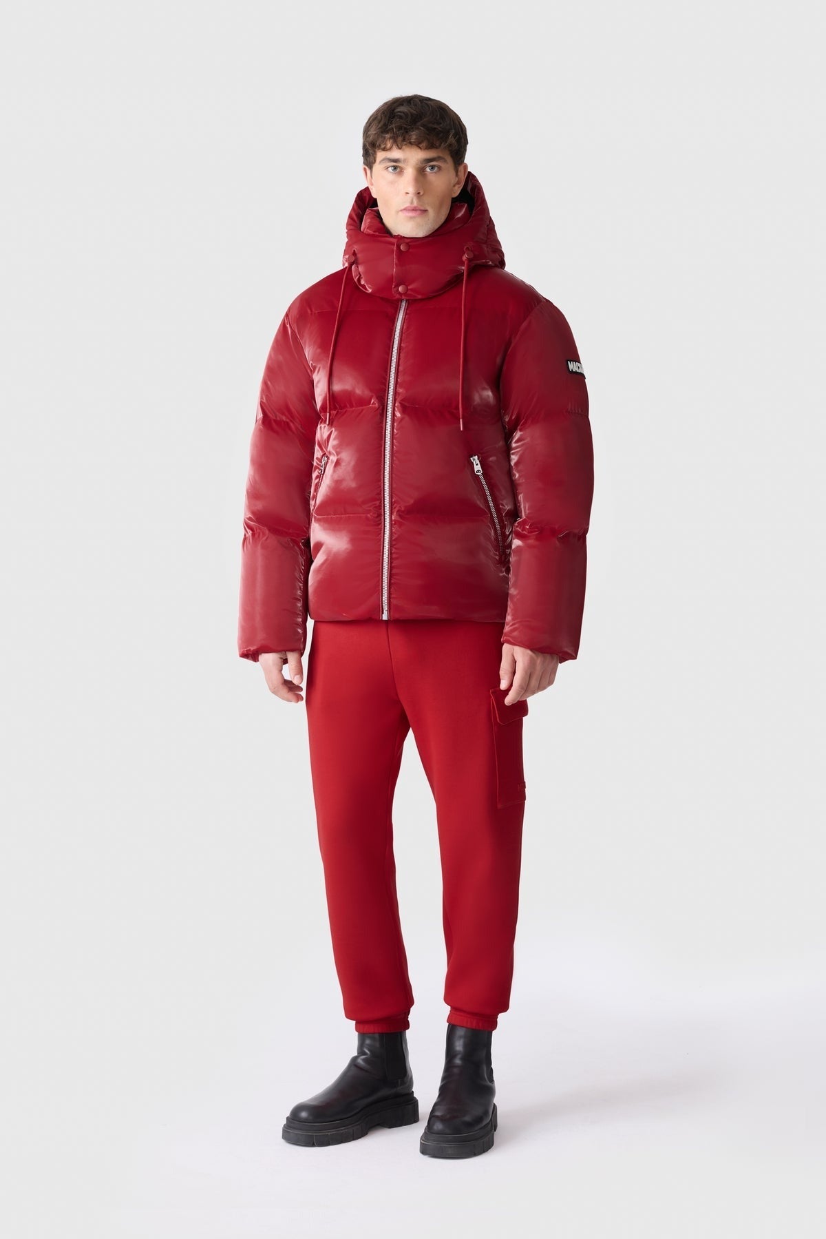 MACKAGE KENT-GLO - High-Gloss Hooded Down Jacket