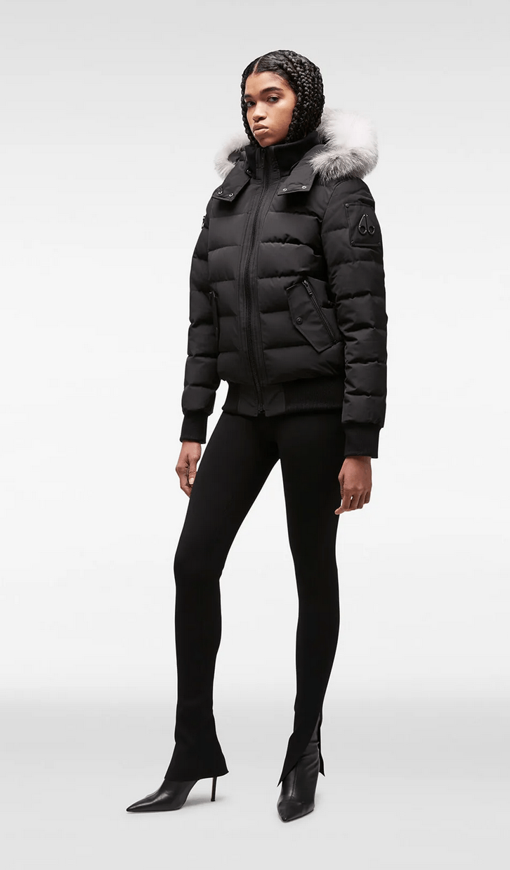 MOOSE KNUCKLES - ONYX LADRIERE BOMBER - M39LB015 – Boutique Bubbles